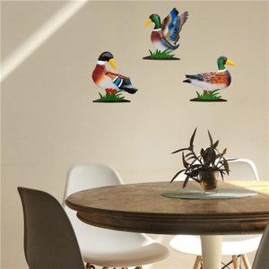 Accents | Metal Wall Art Decor Duck Wall Decor Outdoor Hanging Decor ...